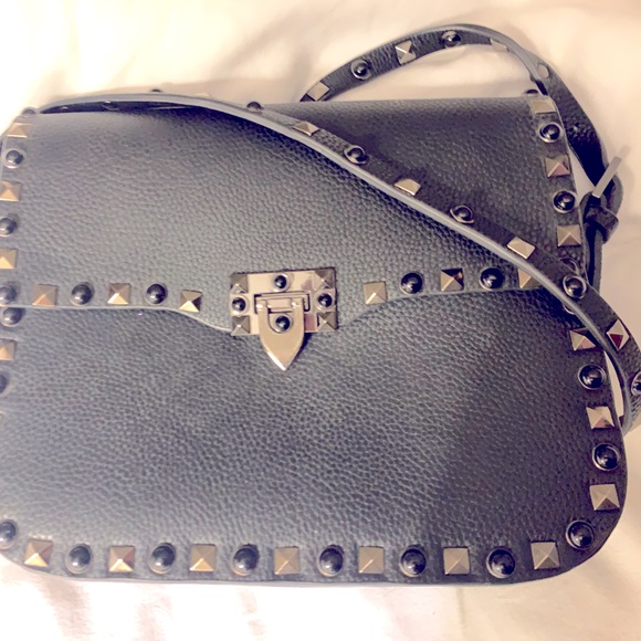 Inzi | Bags | Inzi Black Leather Crossbody Handbag | Poshmark